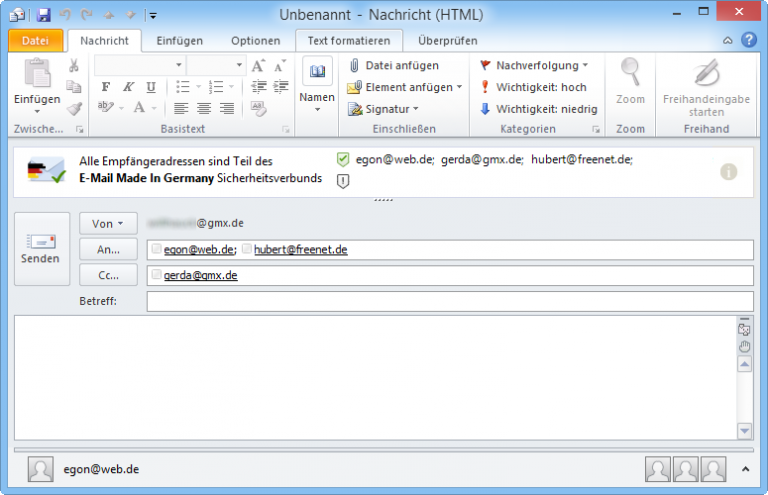 E-Mail made in Germany: Neues Outlook-Plug-In