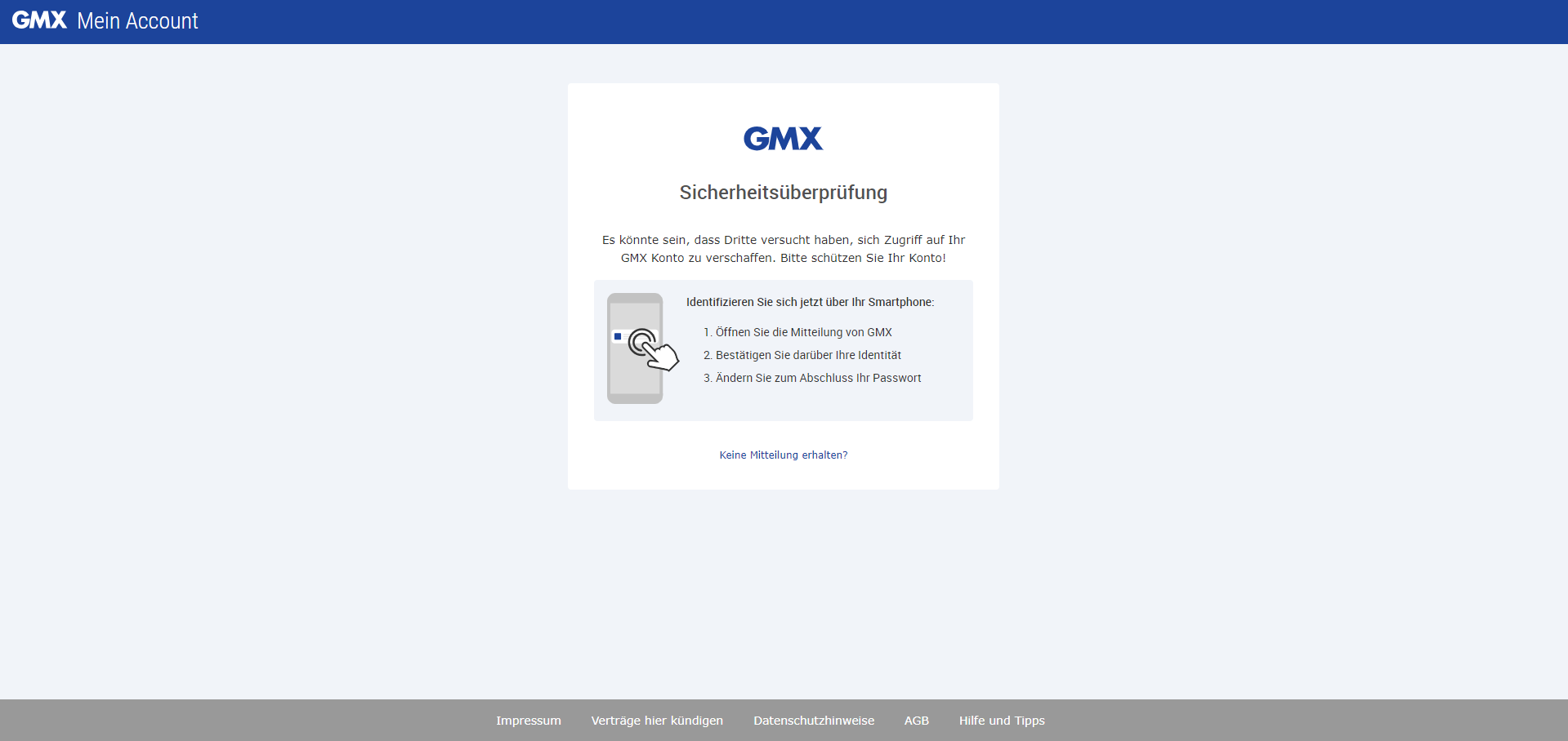 GMX Konto gesperrt: Das sind die Hintergründe